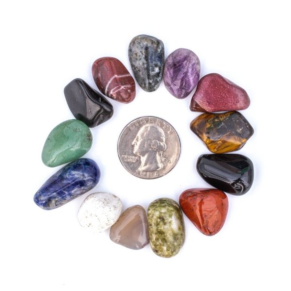 Tree Of Life Gems | Office | 5g Tumbled Natural Assorted Mix Small ...
